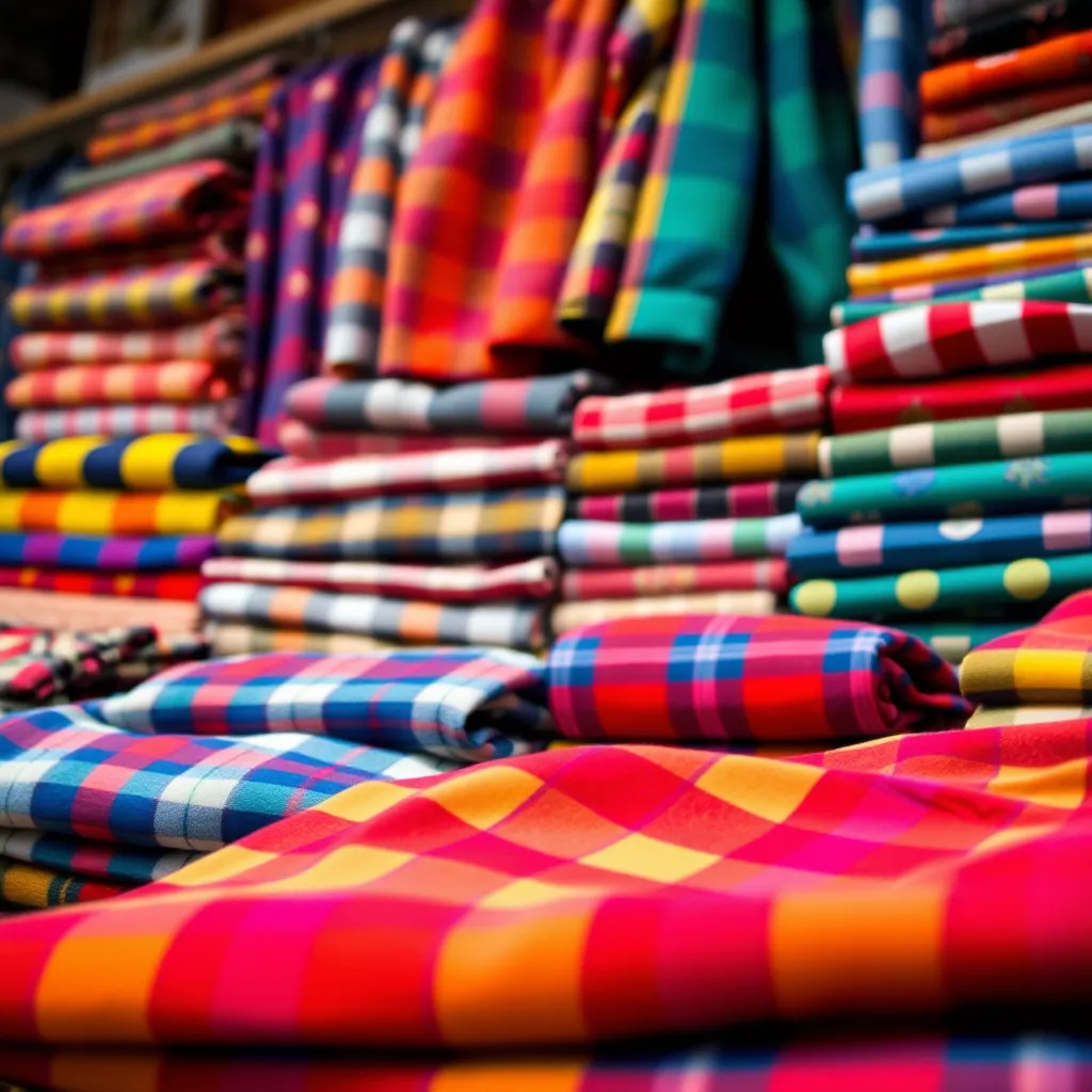 Exploring the Depths of Colorful Flannel Fabrics